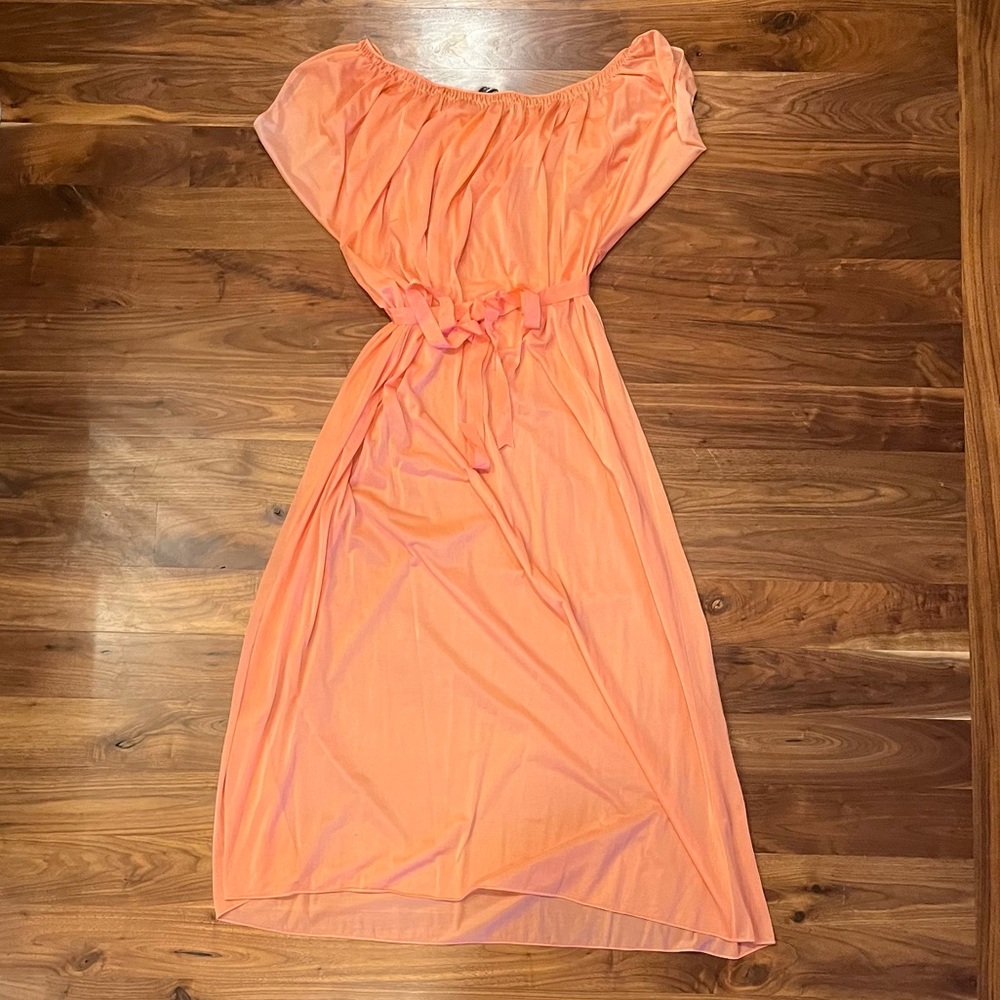Vintage Peach-Colored “Nightgown” Dress With No Tags - Gem
